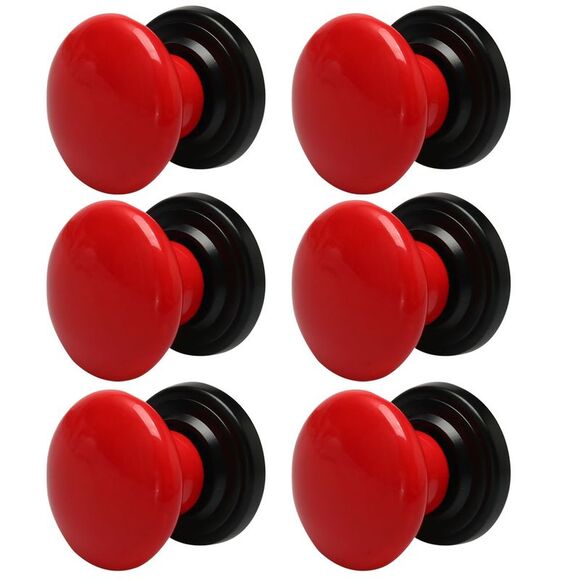 uxcell | Other | 6pcs Furniture Ceramic Knobs Drawer Round Pull Handle ...